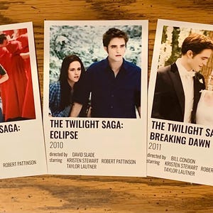 Mini Twilight Movie Posters (4x6) - Etsy