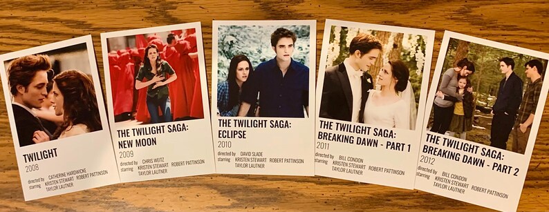 Mini Twilight Movie Posters (4x6) - Etsy