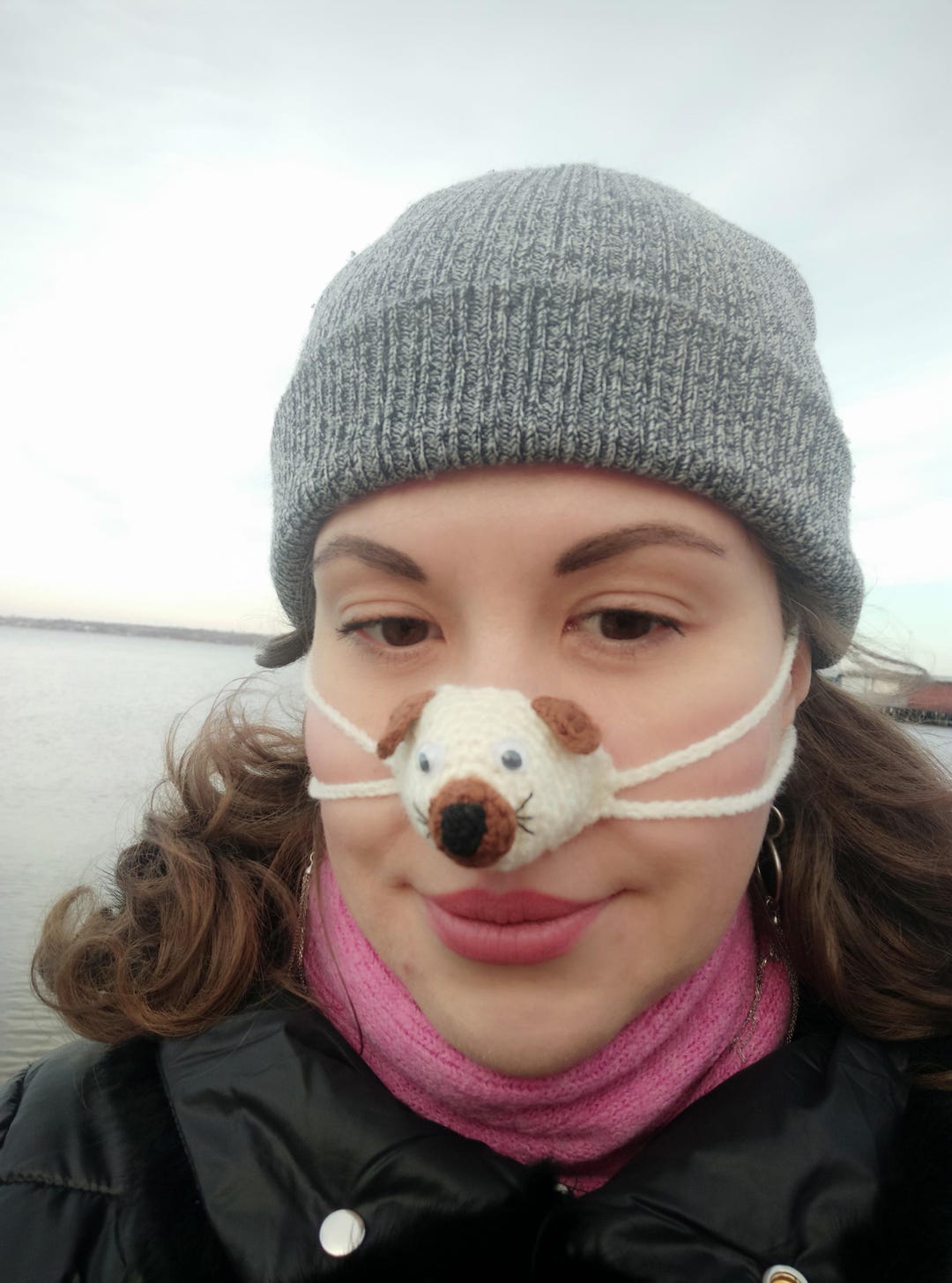 Dog Nose Warmer Handmade Knitted Nose Cap Cozy Nose Cover Nose Hat Nose ...