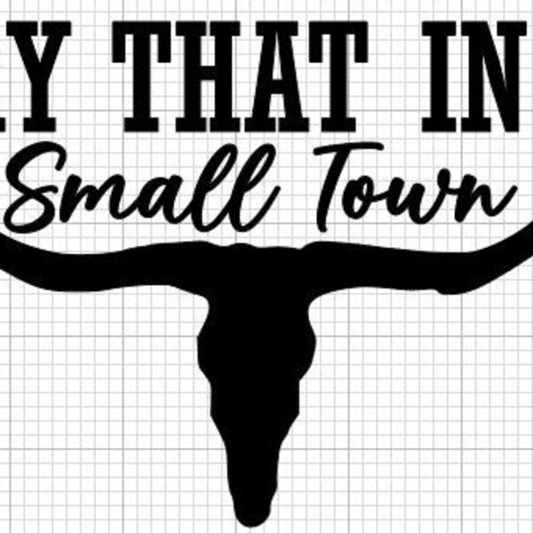 Buy Try That in a Small Town Car Decal Online In India - Etsy India