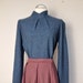 Vintage Powder Blue Sweater Turtleneck With Pleats New From a Deadstock ...