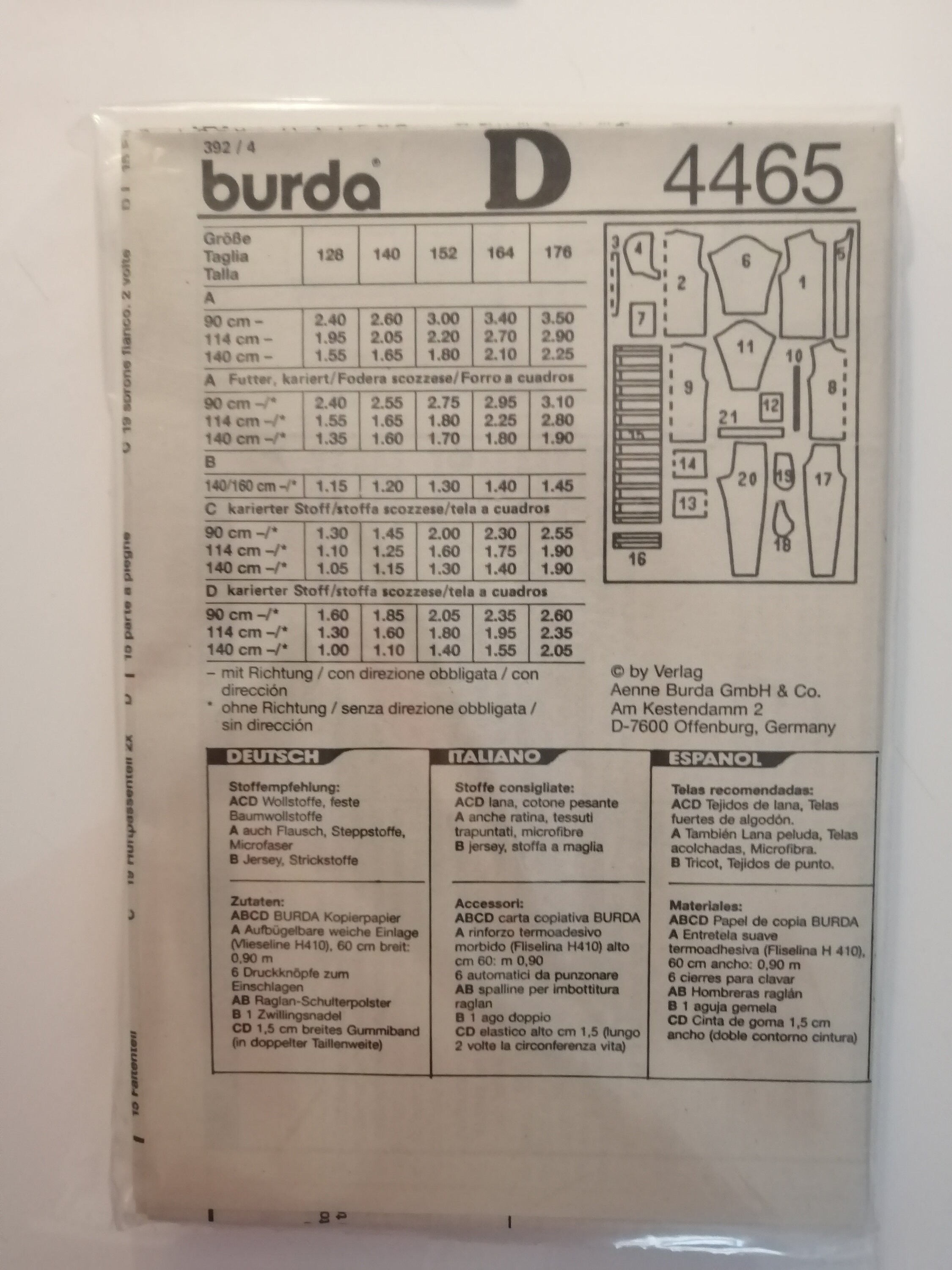Burda Sewing Pattern Easy for Miss - Etsy