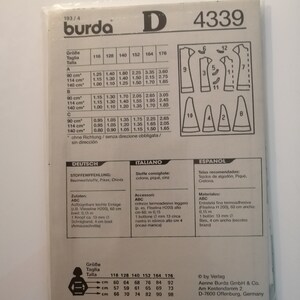 Two Burda Sewing Pattern for Child - Etsy