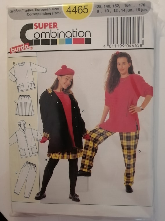 Burda Sewing Pattern Easy for Miss - Etsy