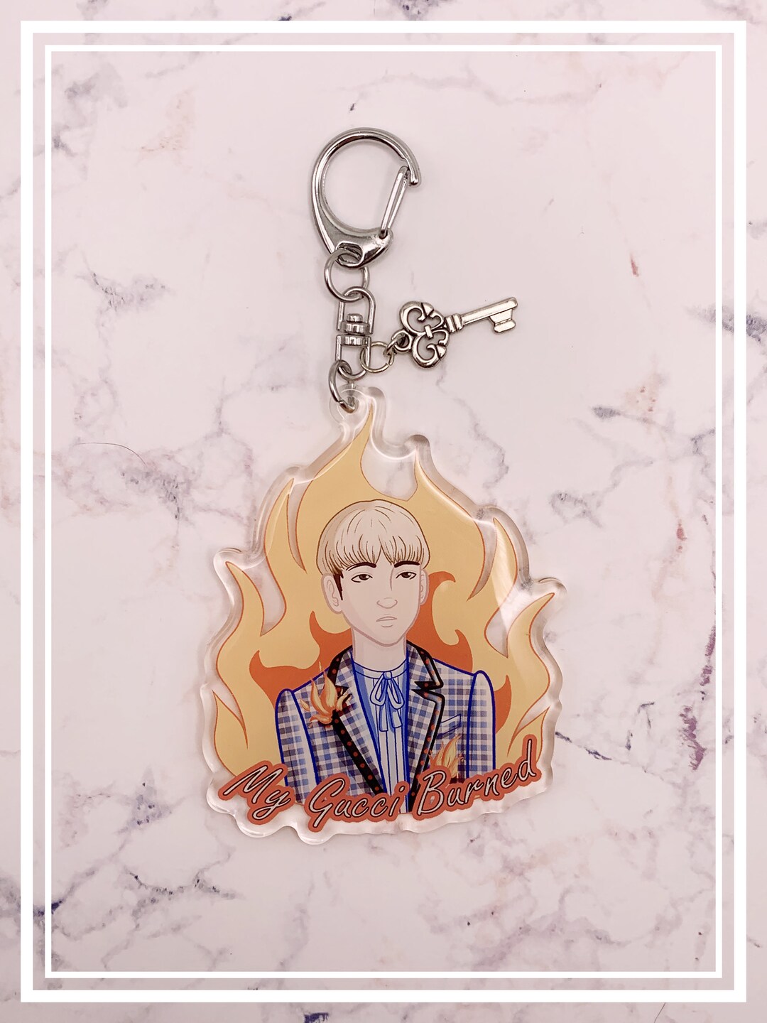 Shinee Key Charm Keychain - Etsy