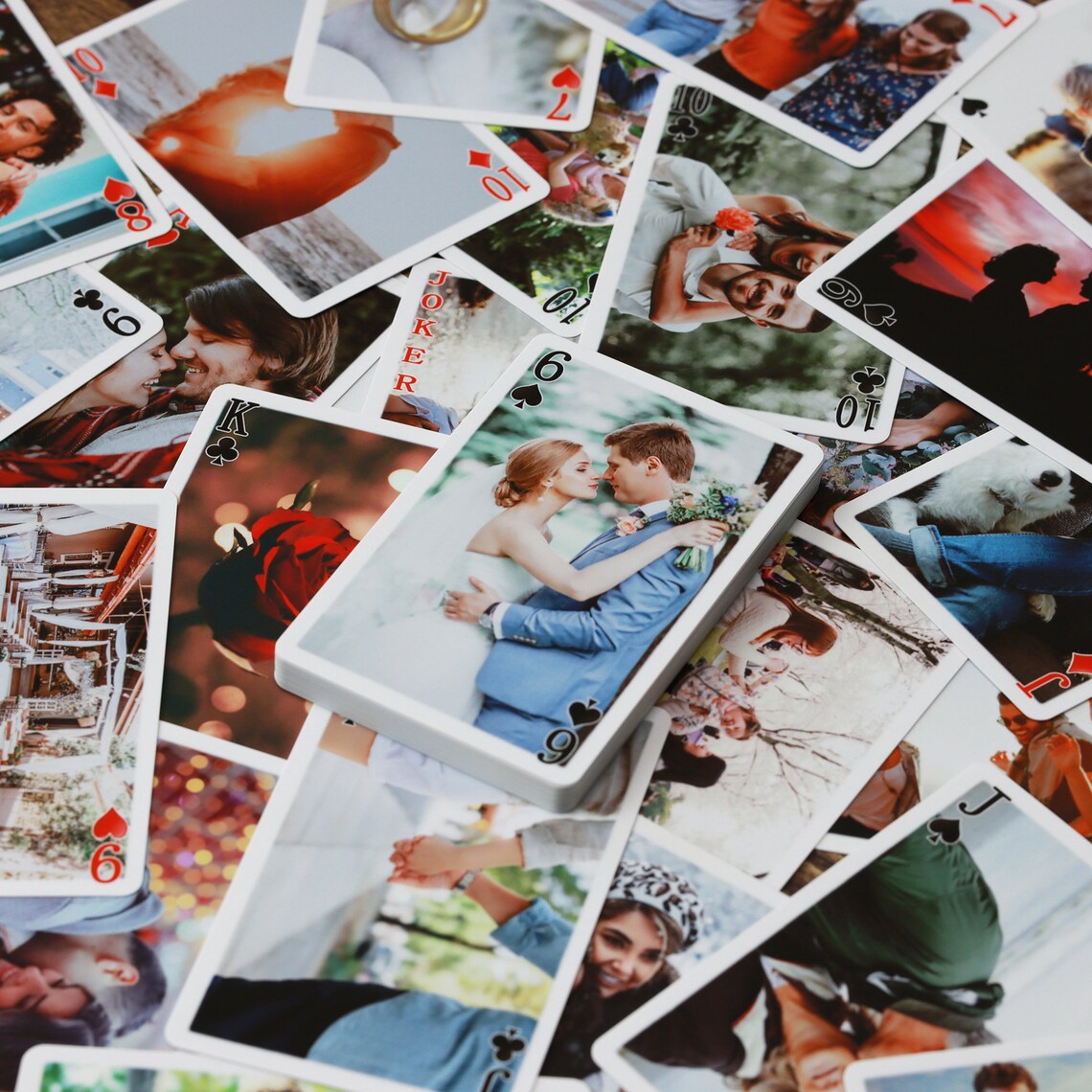 Custom Plastic Playing Cards - Personalized Friends Picture Playing ...