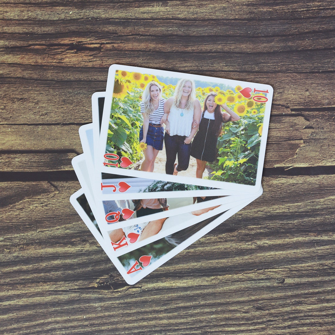 Custom Plastic Playing Cards - Personalized Friends Picture Playing ...