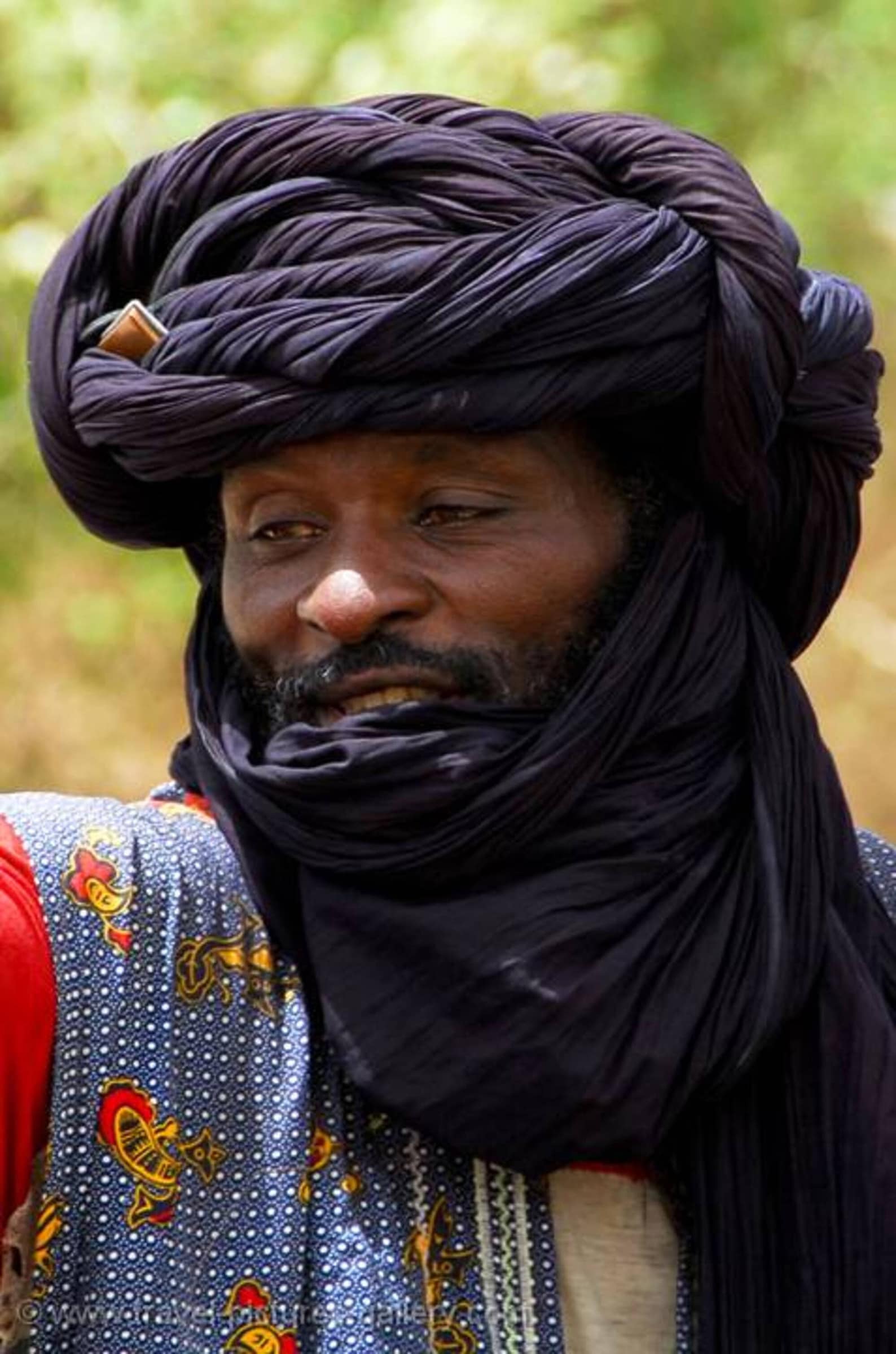 Black Touareg Turban - Etsy