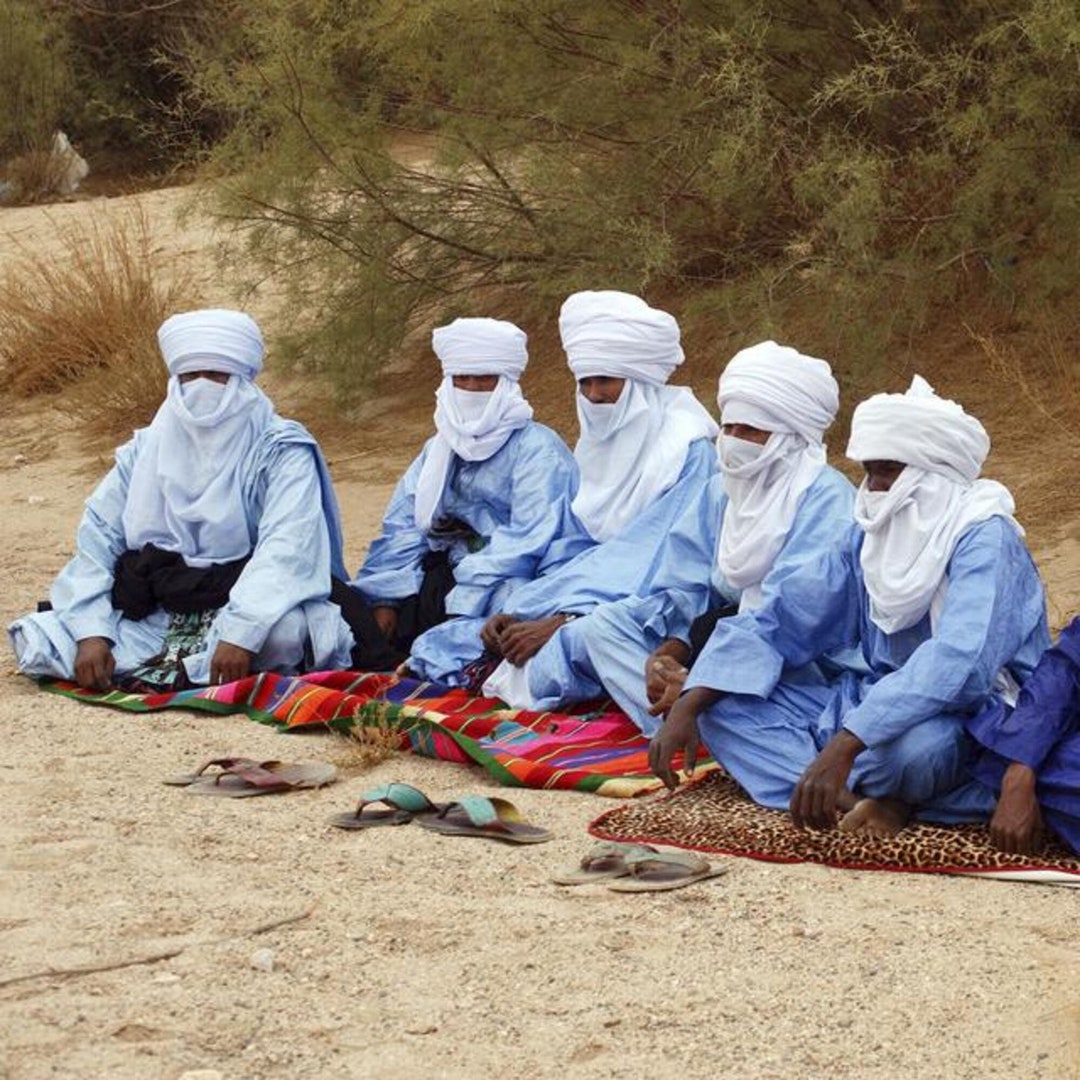 White Tuareg Turban - Etsy