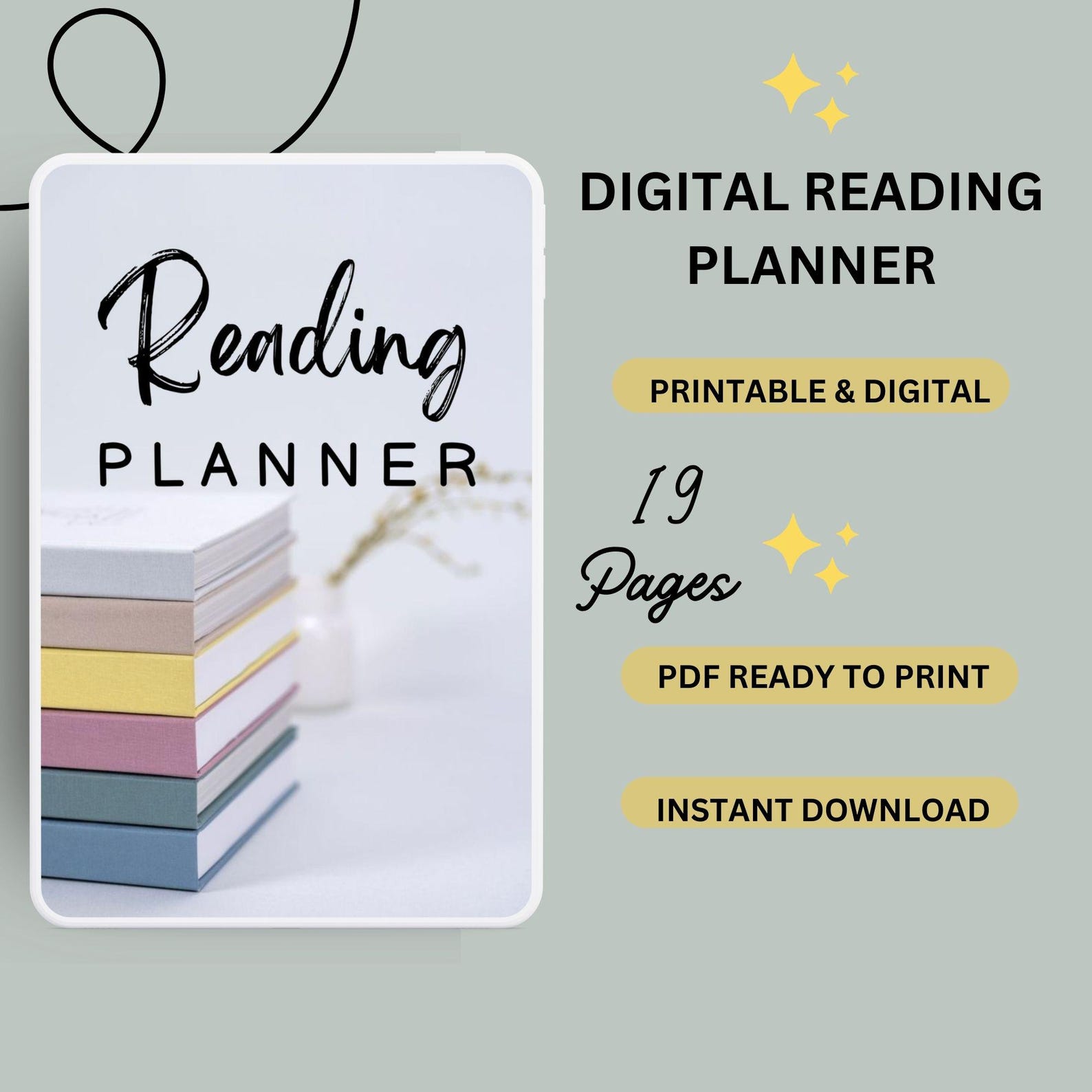 Reading Planner, Book Tracker, Reading Goals, Literary Journal, Reading ...
