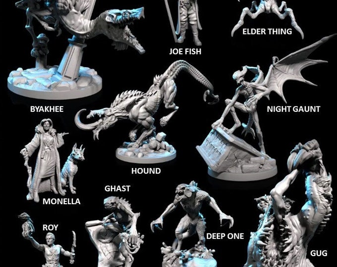 Cthulhu Mythos Villains Resin Miniatures - Etsy