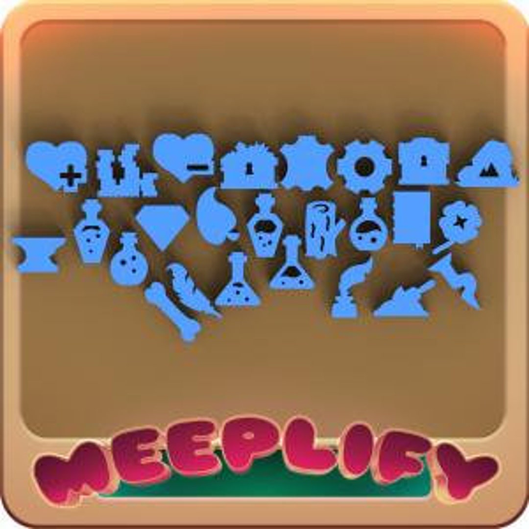 Meeples: 25 Classic Resource Minis for Your Favorite Game - Etsy