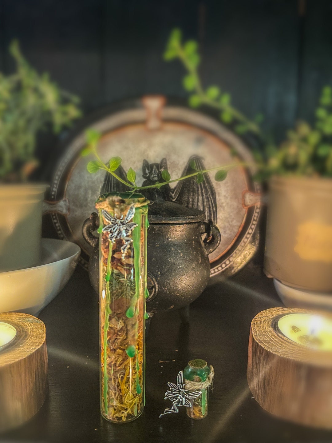 Luck Spell Jar, Wicca, Witch, Intentions, Handmade, Jar,spell Jar ...