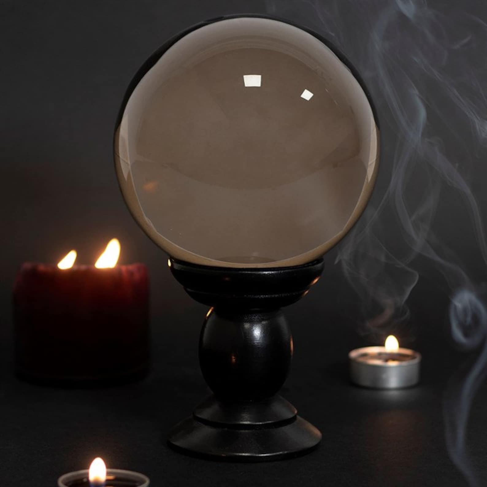 Crystal Ball on Stand Divination Fortune Telling Witch - Etsy