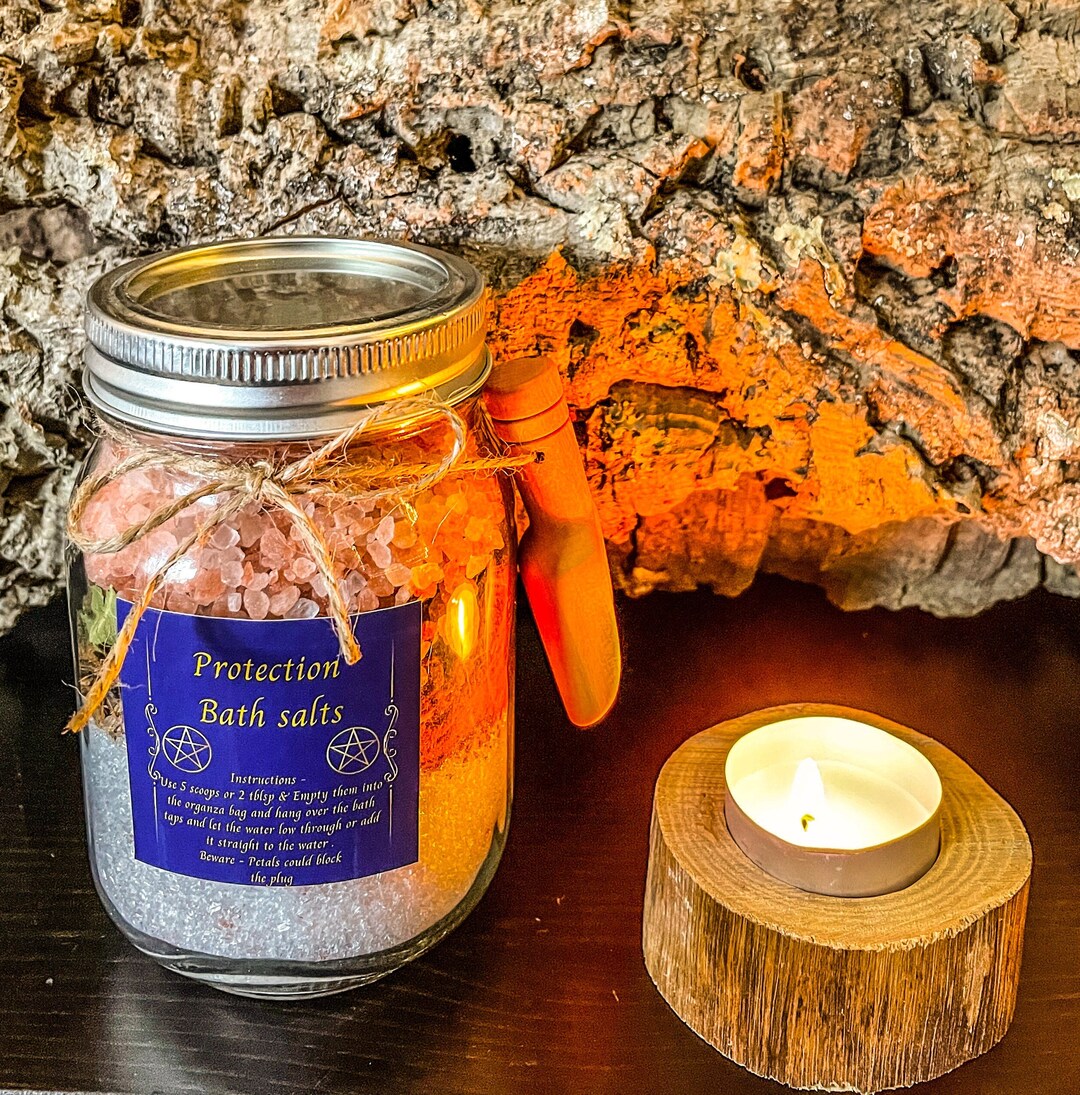 Protection Ritual Bath Salts - Protection, Aura, Cleansing, Psychic ...