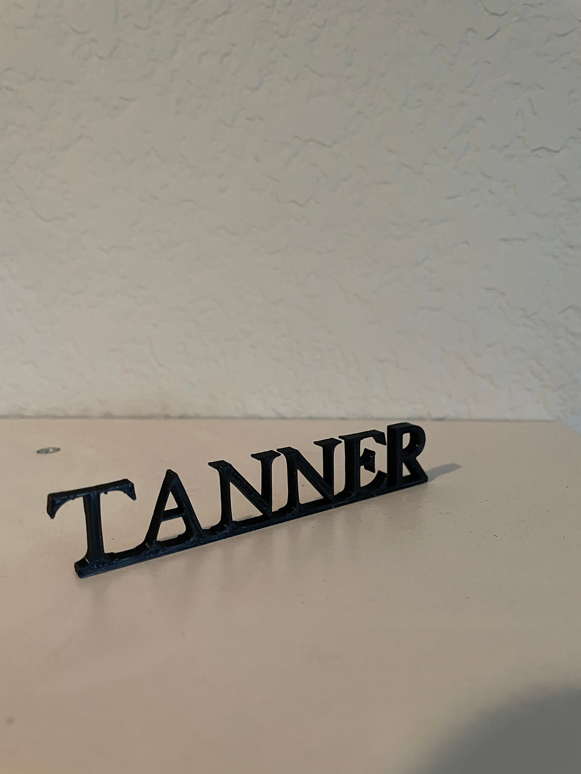 Custom 3D Printed Name - Etsy