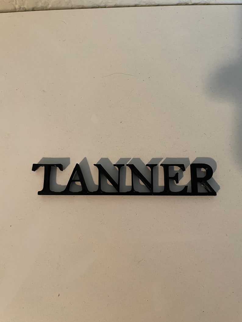 Custom 3D Printed Name - Etsy