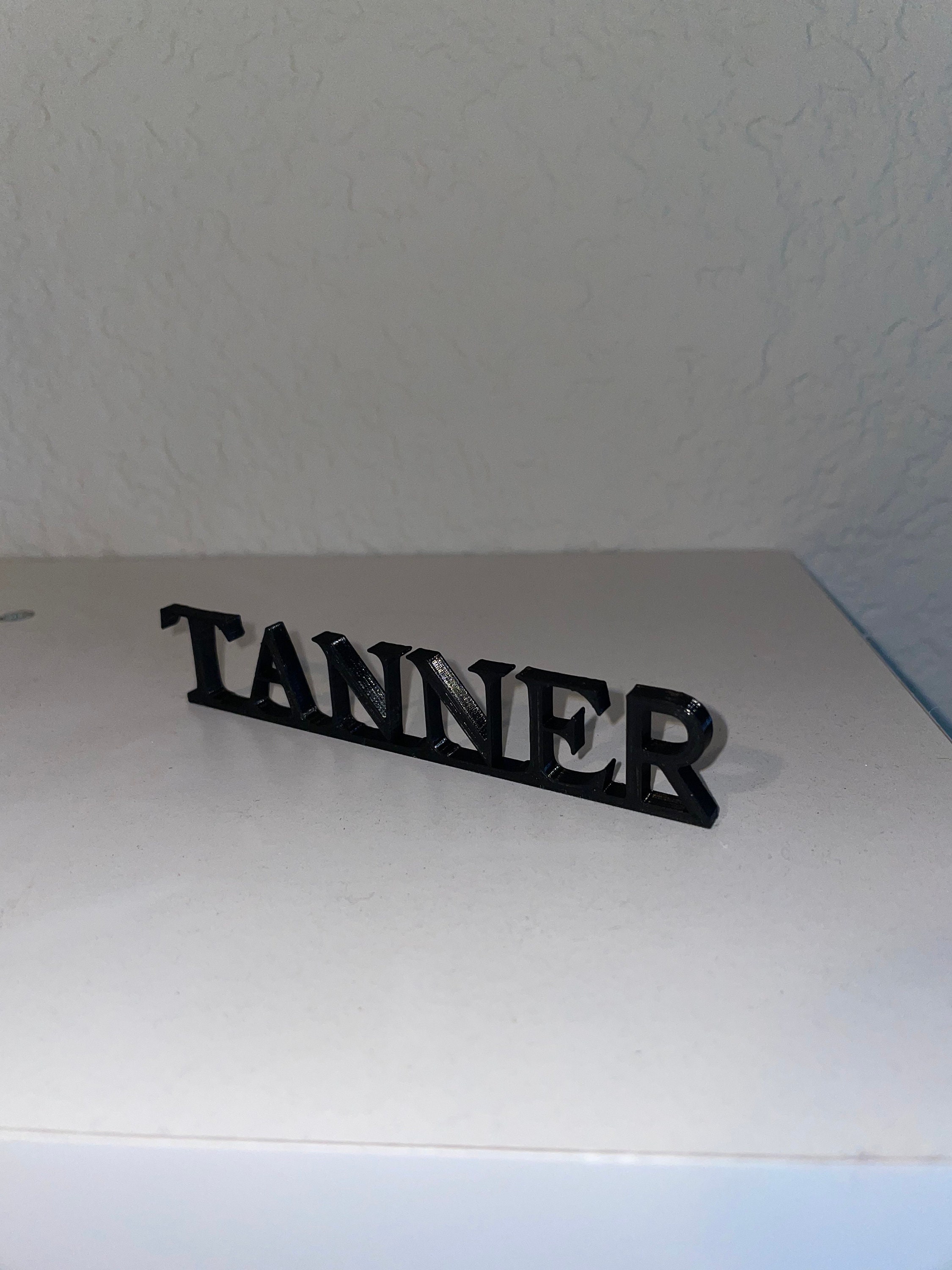 Custom 3D Printed Name - Etsy