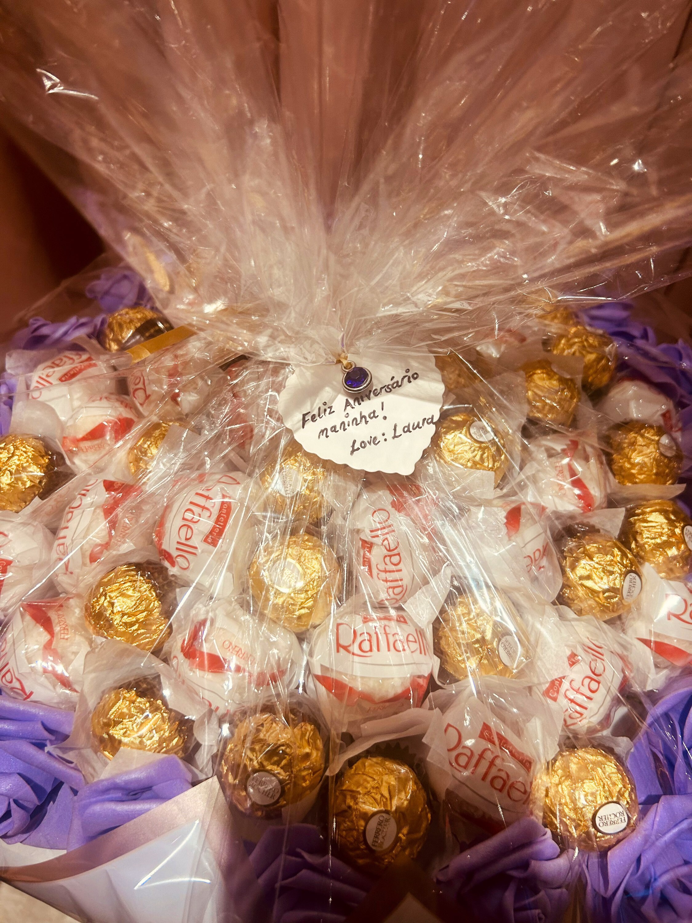 Purple Roses Chocolate Bouquet With Your Choice of Chocolates - Etsy UK