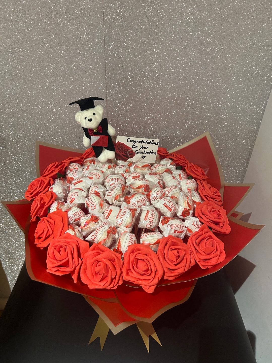 Graduation Ferrero Rocher, Lindt or Raffaello Chocolate Bouquet With ...