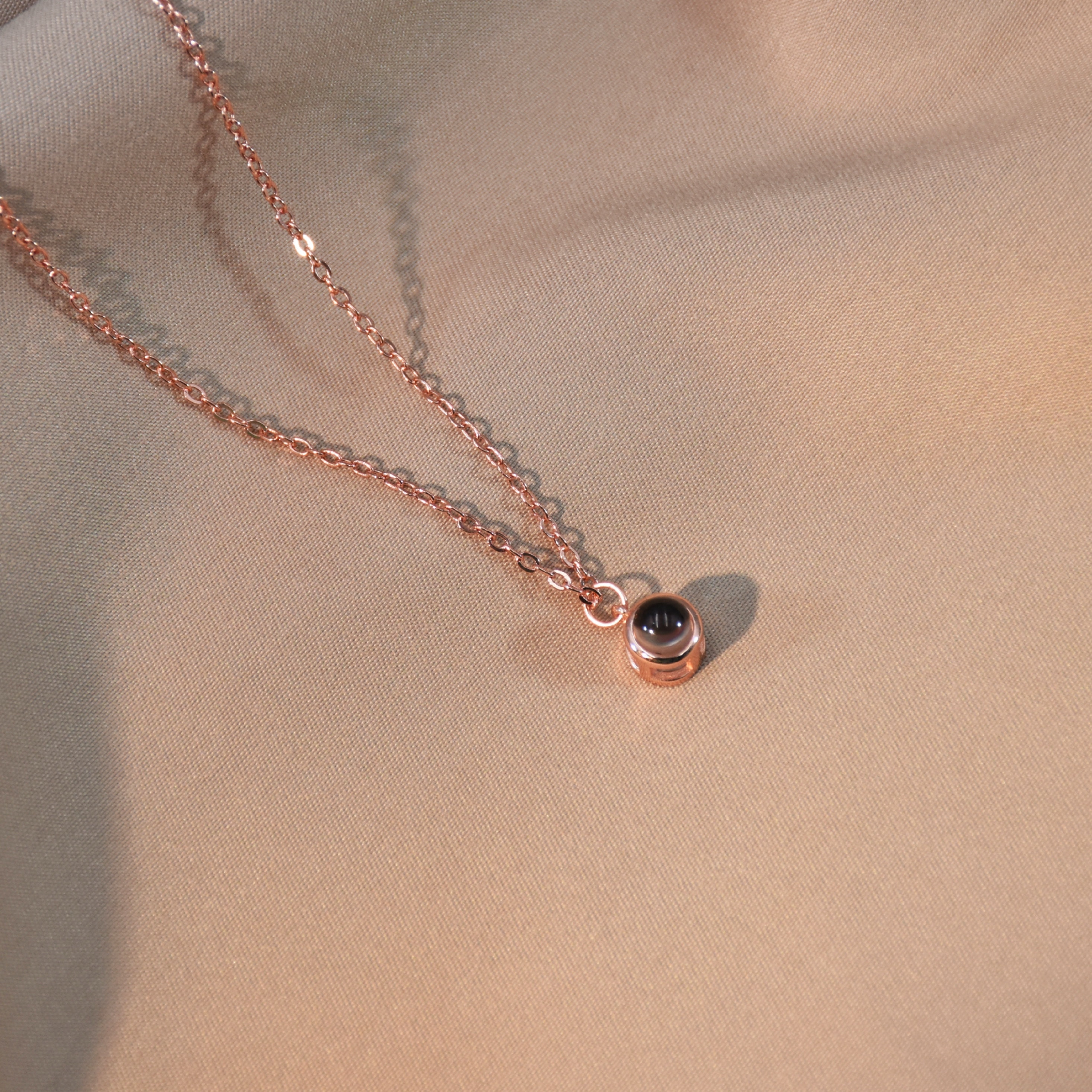 Personalized Bubble Projection Necklace Customized Photo - Etsy UK