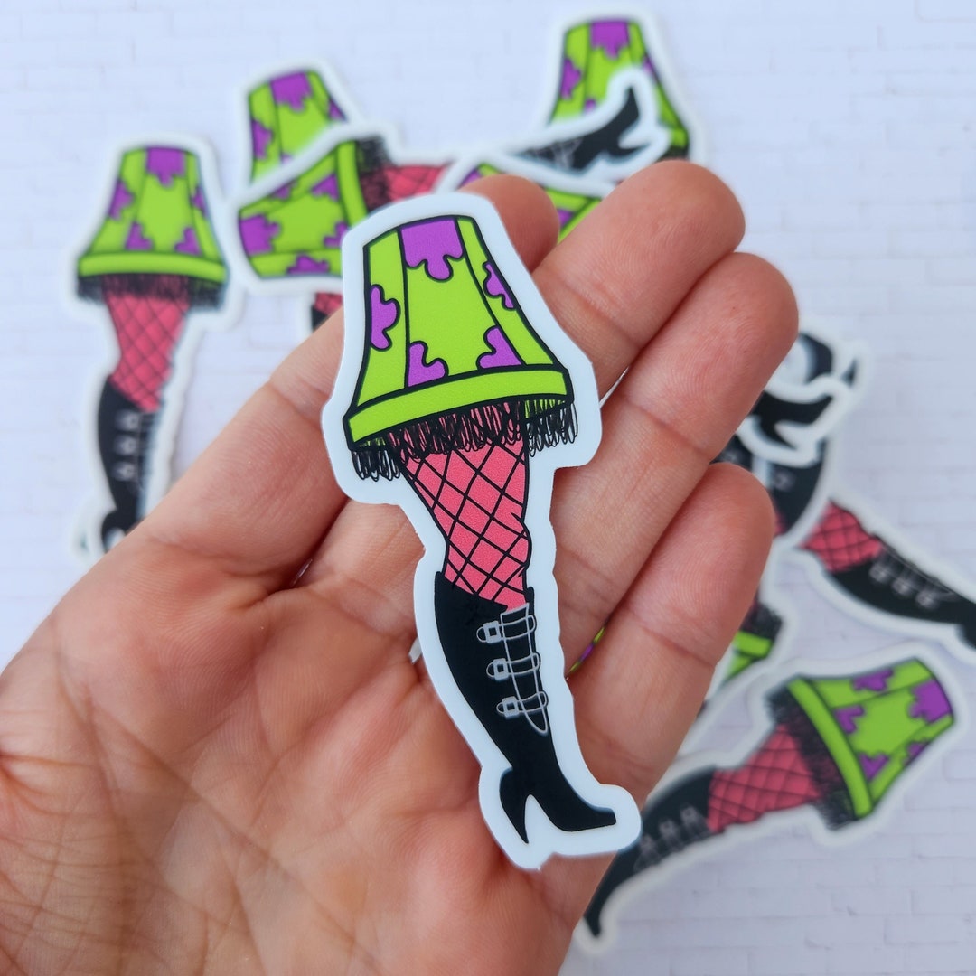 Patrick Leg Lamp Sticker, Sponge Bob Sticker, Sponge Bob Gift Kids ...