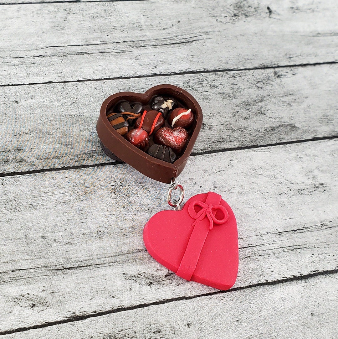 Heart Box Chocolate Magnet Cute Fridge Magnets Office - Etsy
