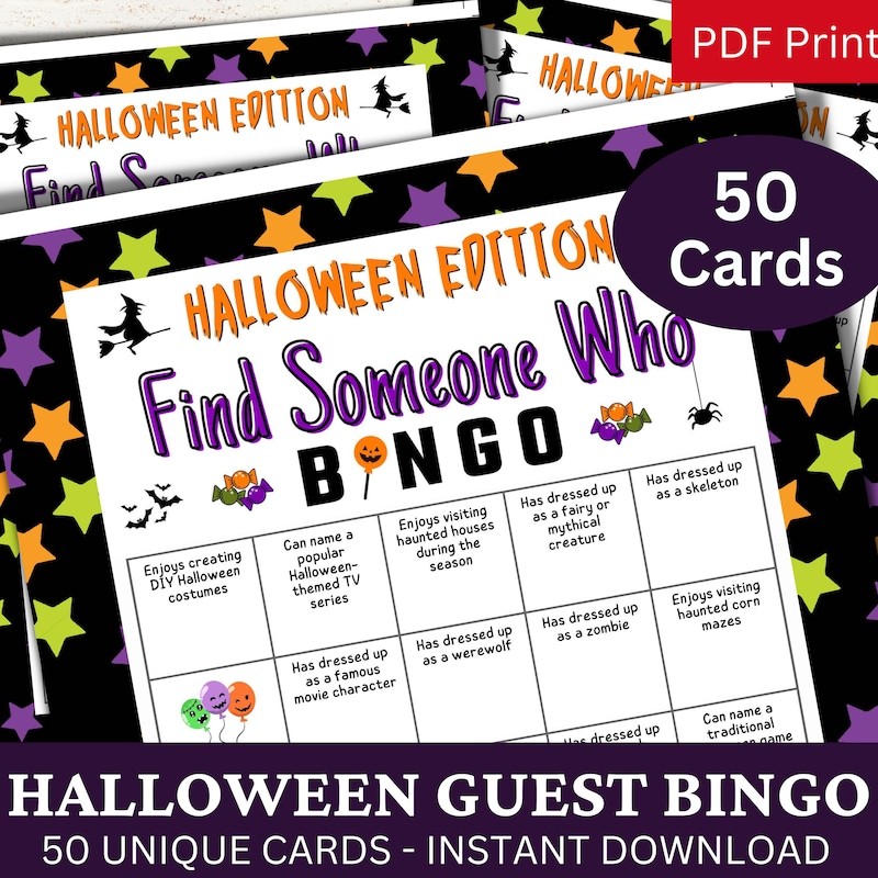 Halloween Bingo - Etsy