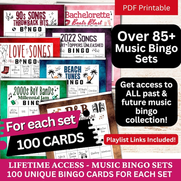 Bingo Set - Etsy