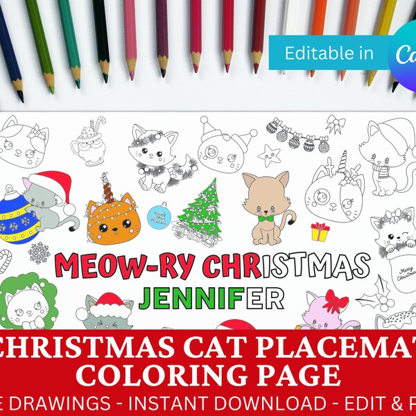 Canva Coloring Sheet - Etsy