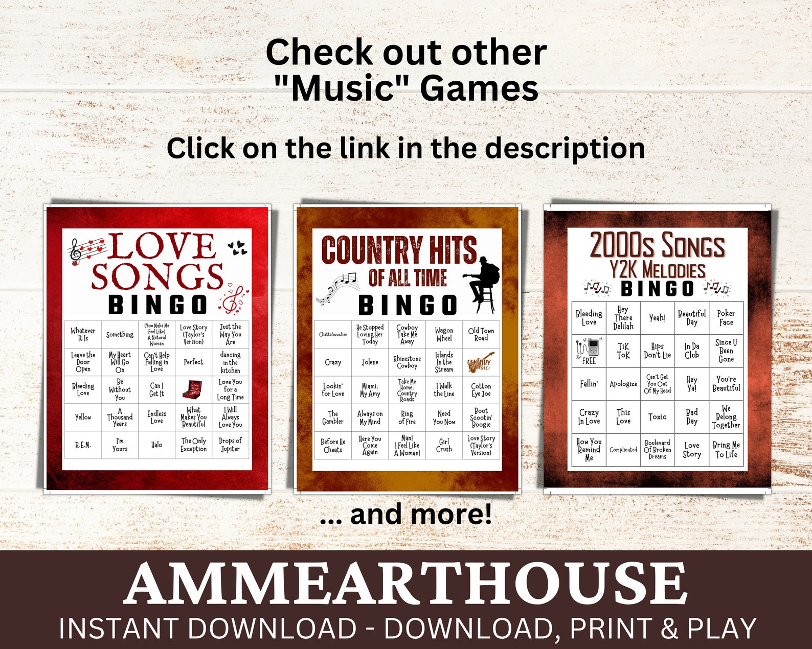 Hip Hop Songs Bingo Game 50 Cards Rap Music Party Activity - Etsy