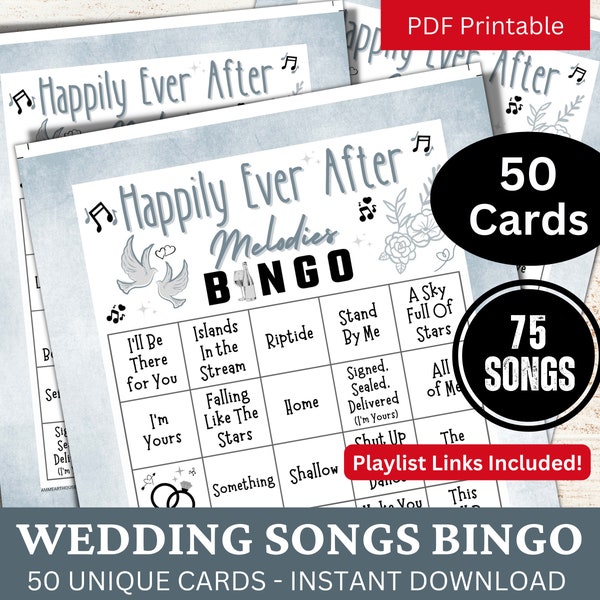 5 Pop Songs Bingo Game Cards, Pop Music Party Activity, Birthday Game ...