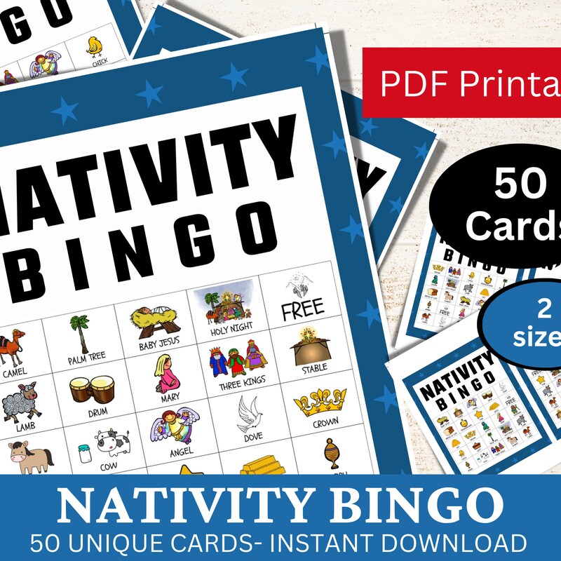 Nativity Cards - Etsy