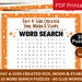 10 Bible Stories Themed Word Search Puzzle Games, Sunday School Class ...