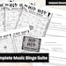Hip Hop Songs Bingo Game 50 Cards, Rap Music Party Activity, Family ...