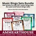Camping Songs Bingo 50 Card, Summer Journey Music With Playlist Game ...
