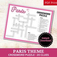 Crossword Puzzle Printables for Adults - 100 Crosswords With Solutions ...