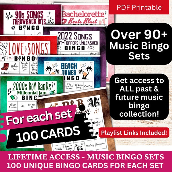 Bingo Set - Etsy