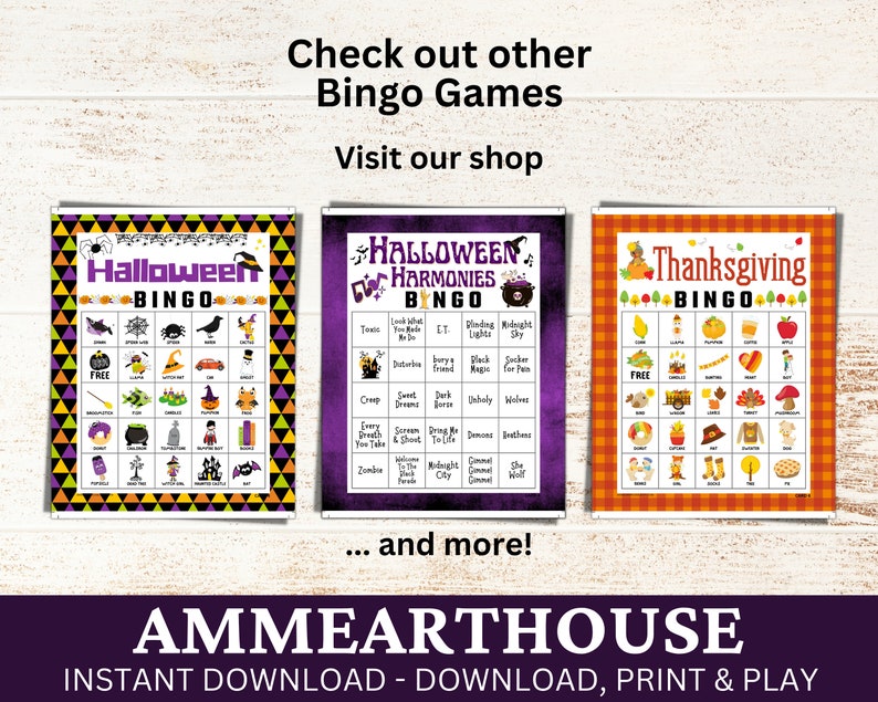 20 Halloween Guest Bingo Game Find Someone Who Activity - Etsy