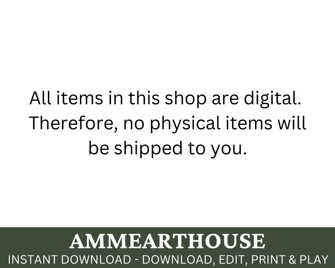 50 Editable Bingo Watercolor Green Template PDF, DIY Fillable Game ...