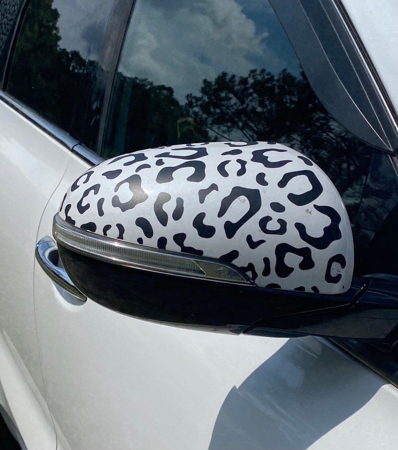 Leopard Print Decal Set for Car - Etsy