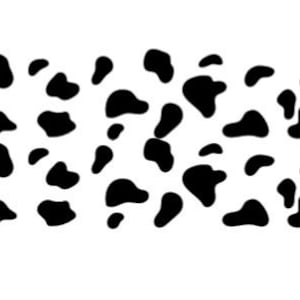 Cow Print Car Decal Set - Etsy