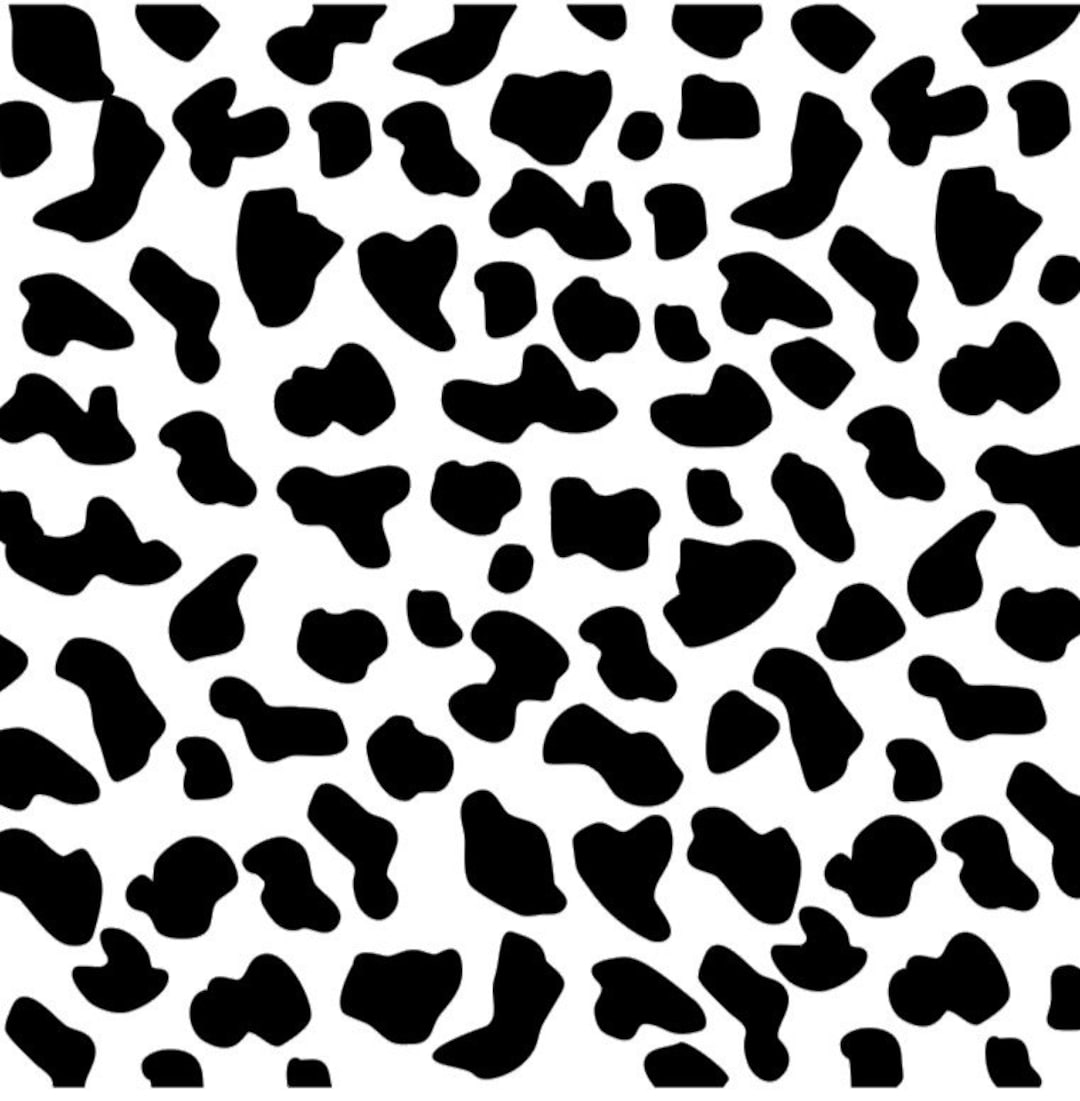Cow Print Car Decal Set - Etsy