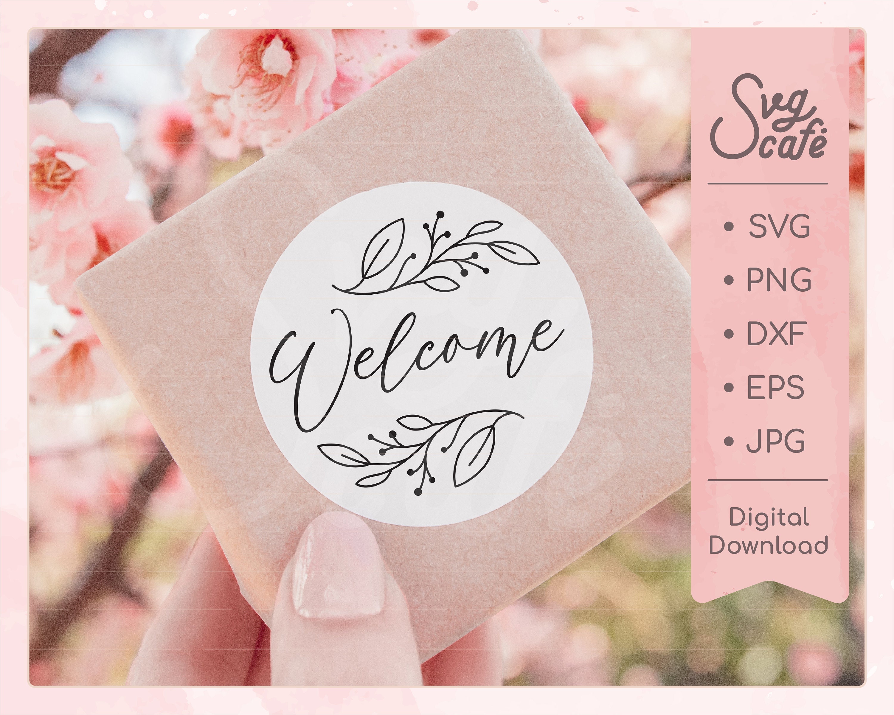 Welcome Svg, Welcome Gift Svg, Welcome Stickers Svg / Zip File ...