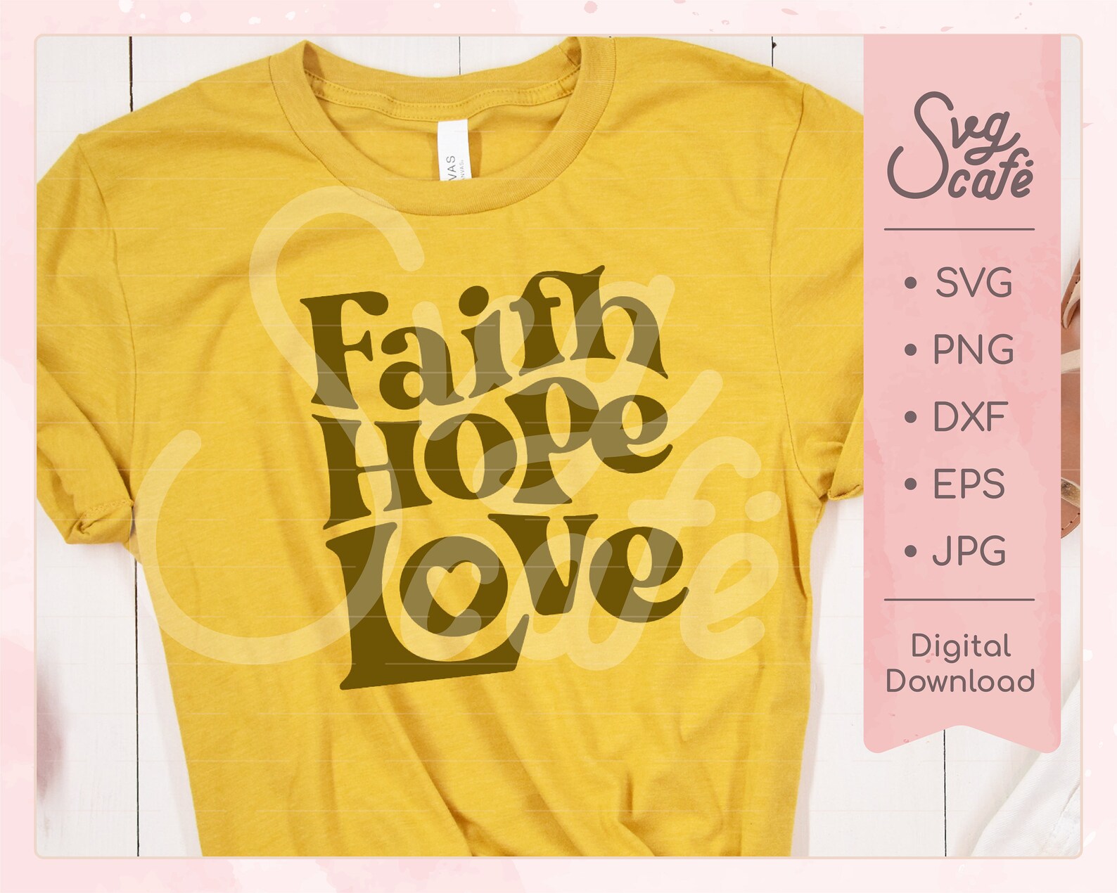 Geloof hoop liefde svg liefde svg geloof svg / zip bestand - Etsy Nederland