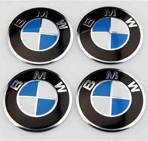 4pcs 56mm Decal Badge Emblem Stickers Fits BMW Wheel Centre | Etsy