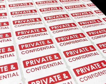 Confidential Stickers - Etsy