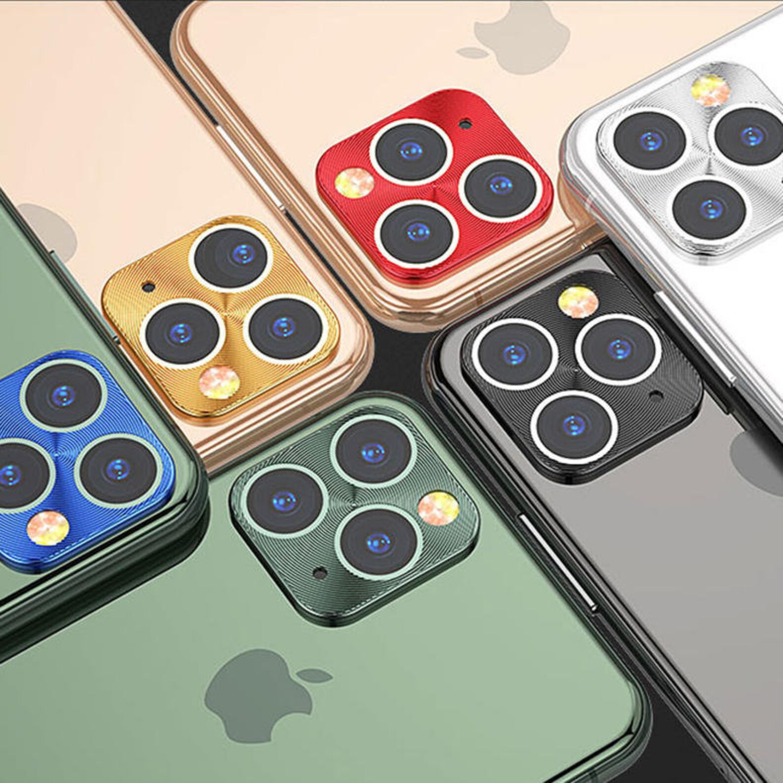 Iphone 11 Pro Max Metal Alloy Camera Back Cover Case Fits - Etsy