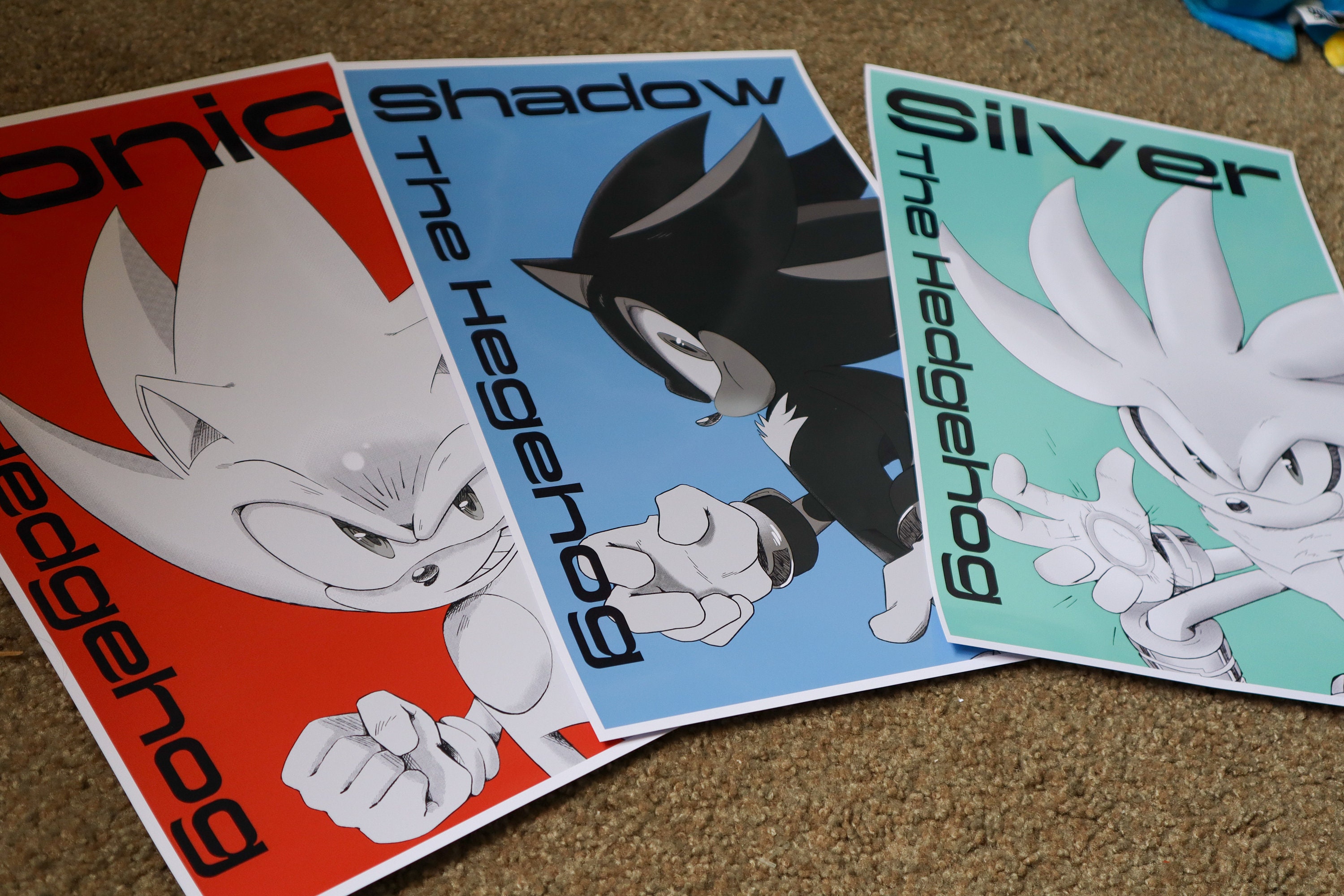 Poster Sonic Game Poster Graphic Art Poster Silver Graphic - Etsy