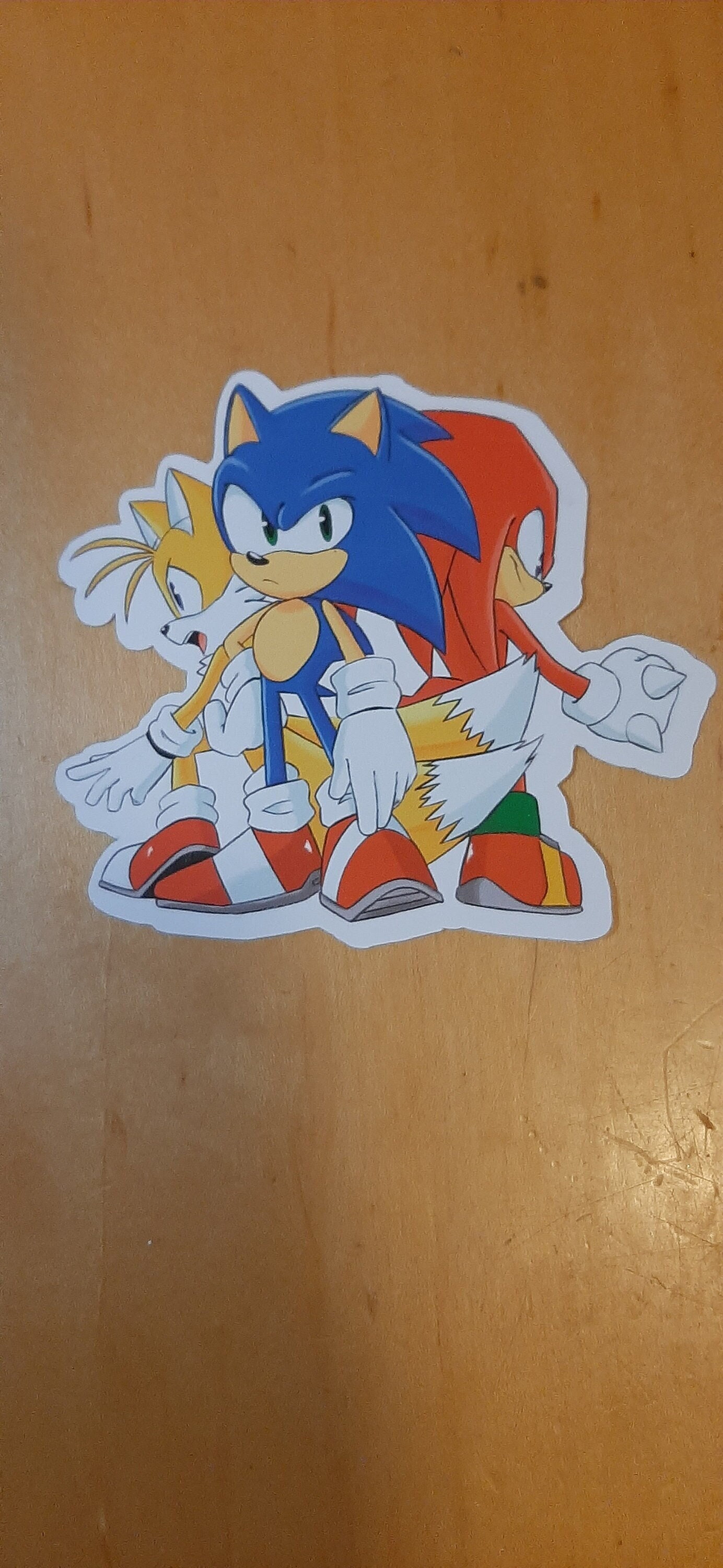 Sonic, Tails & Knuckles Sticker - Etsy